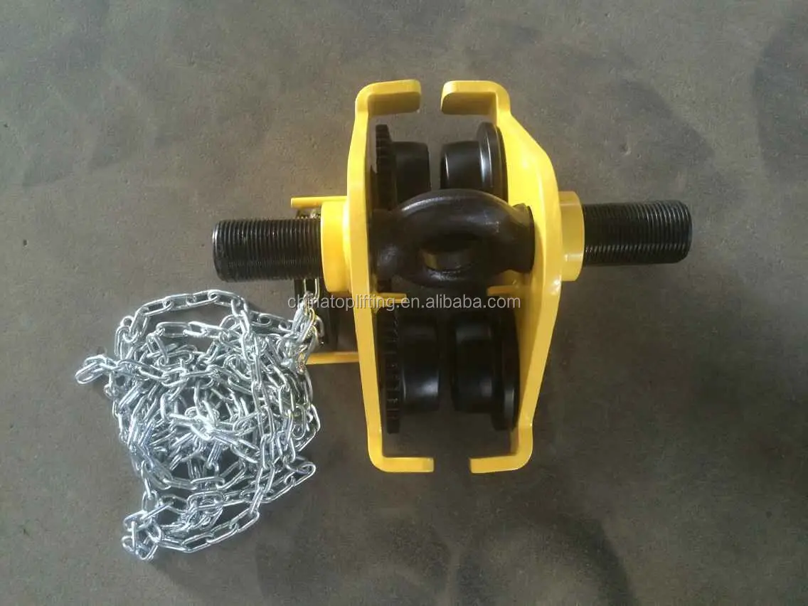 1 Year Warranty Manual Chain Gear Trolley/beam Trolley| Alibaba.com