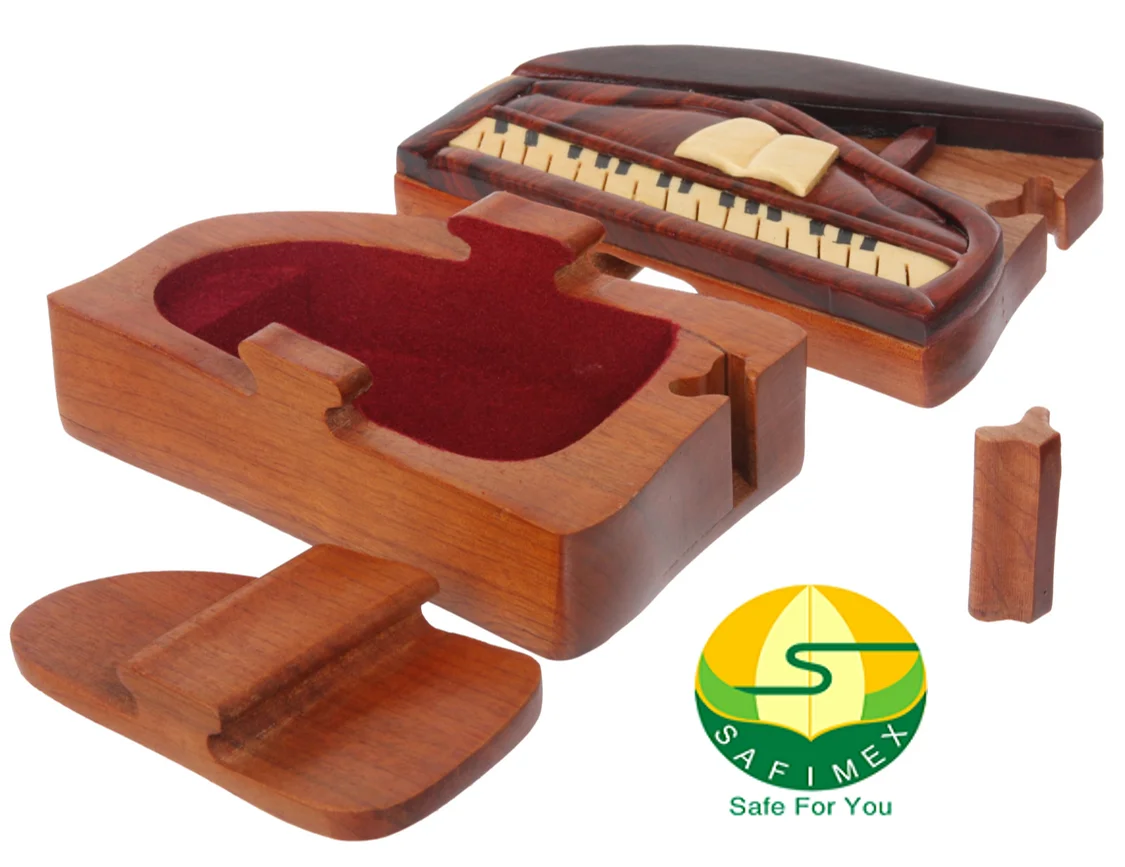 Handcrafted Wooden Musical Instrument Puzzle Box,Musical Instrument ...
