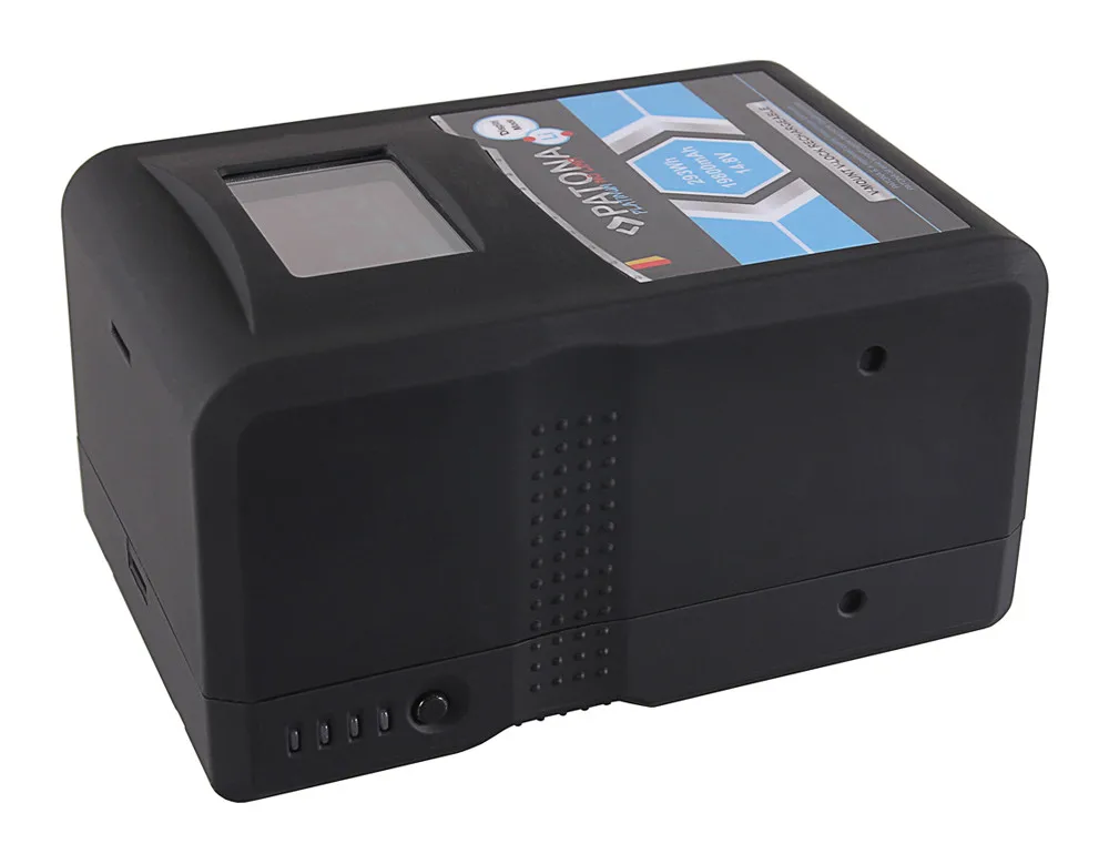 Patona Platinum Lcd Battery Red Arri V-mount For Sony Dsr 250p,600p,650p,652p,Hdw 800p,Pdw 850: ...