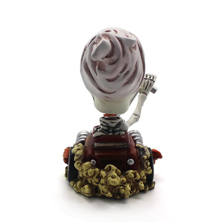 Halloween Funny Human Skeleton Zombie Bobble Head Custom Resin Funny ...