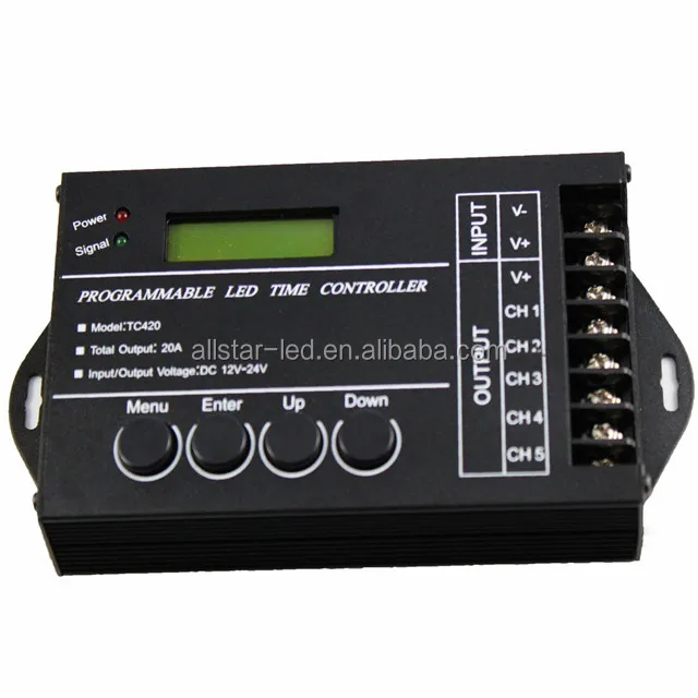 Programmable Tc420 Led Time Controller 5 Channels Common Anode Dc12/24v ... Programmable Tc420 Led Time Controller 5 Channels Common Anode Dc12/24v ...