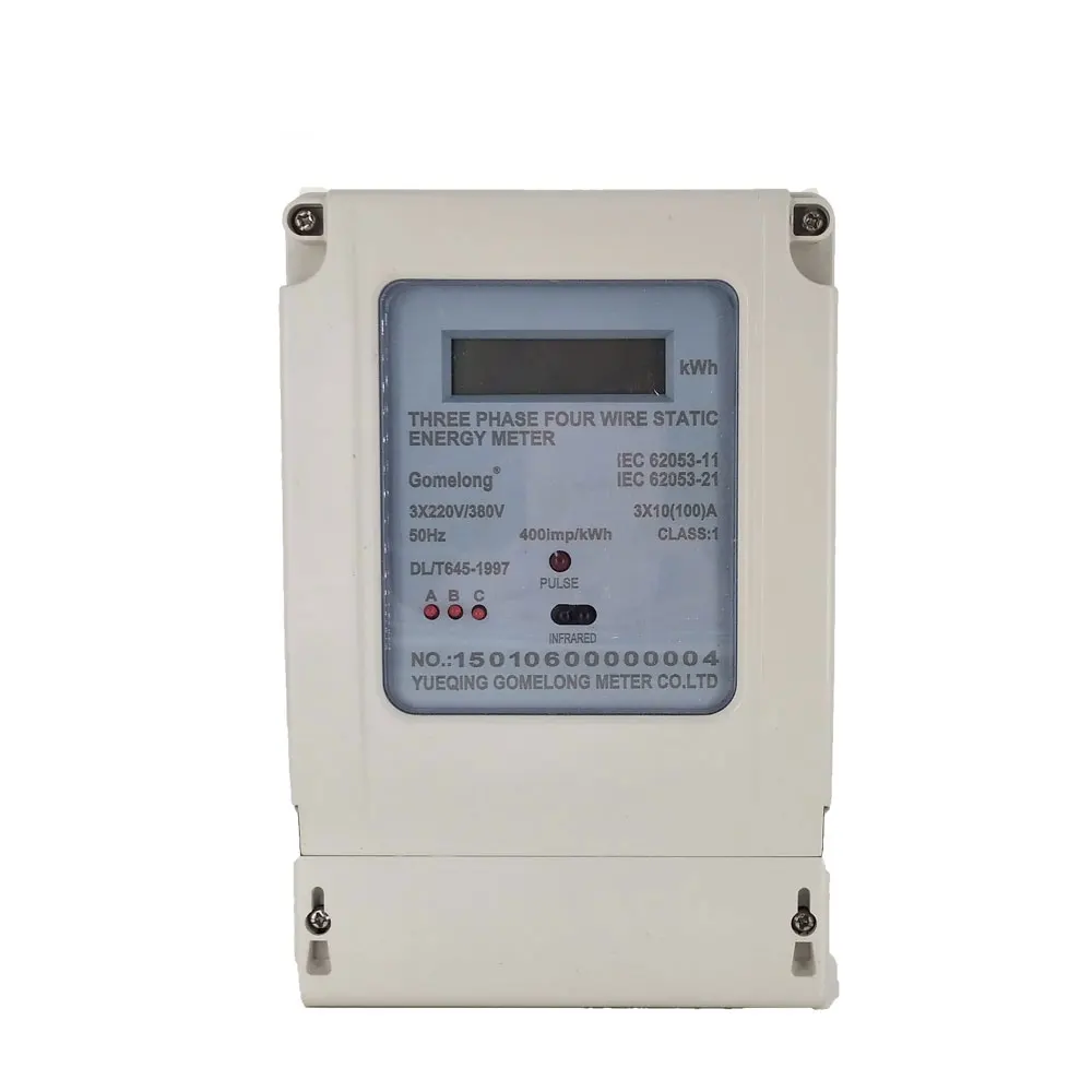 Gomelong Hot Sales 3 Phase Smart Energy Rf Electricity Meter With Rs485 ...