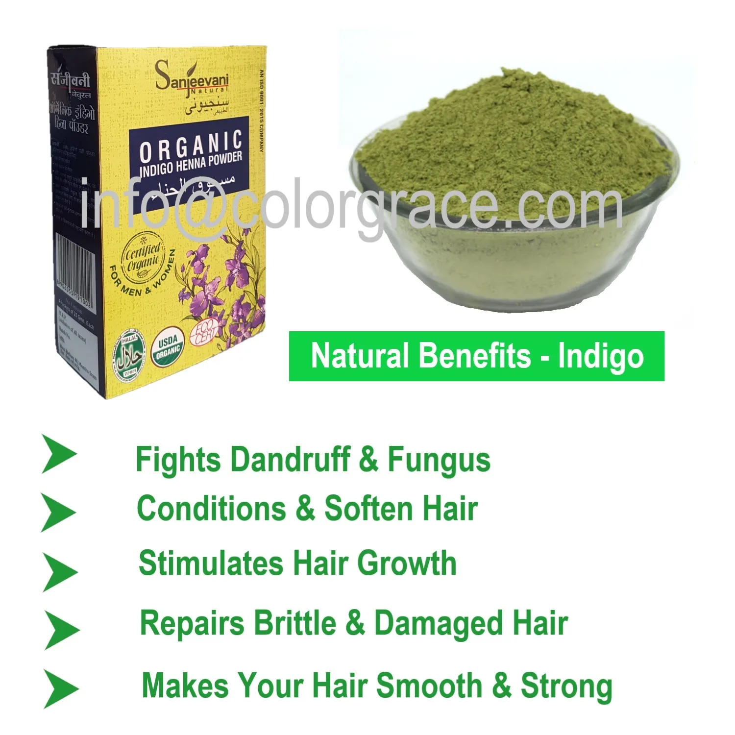 Indigo Powder | Indigo Leaves Powder | Natural Indigo Powder By ...