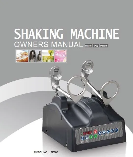 Double Heads Bubble Tea Shaking Machine for Drinking Shop