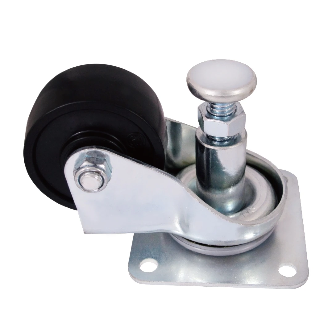 2.5-inch Tpr Caster Wheel With Adjustable Footings - Buy Industrial 2.5 ...