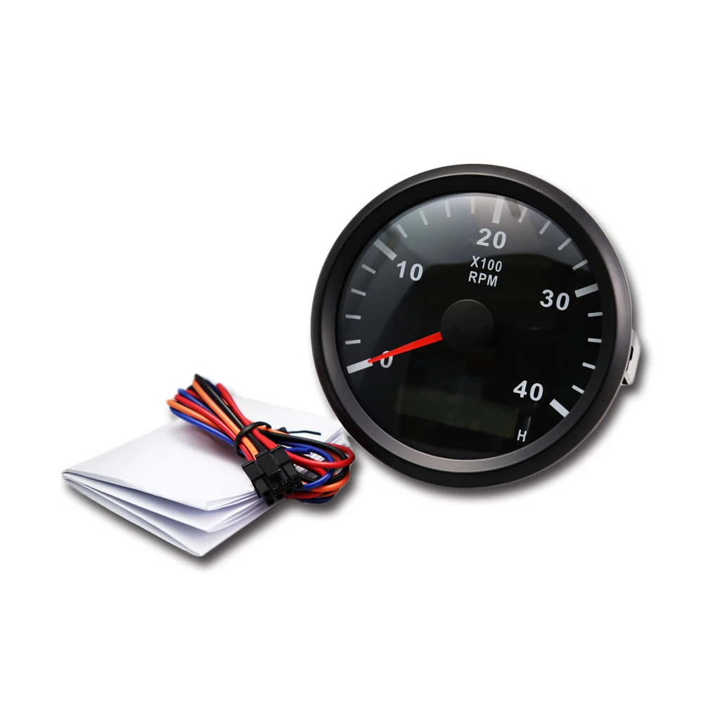 100% Waterproof 4000 Analog Rpm Hour Meter Tachometer - Buy Rustproof ...