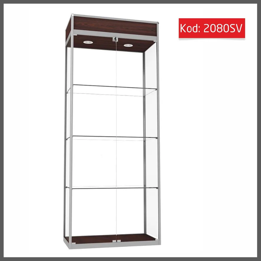 Modern Design Display Cabinet Display Vitrine With Aluminum Profile And ...