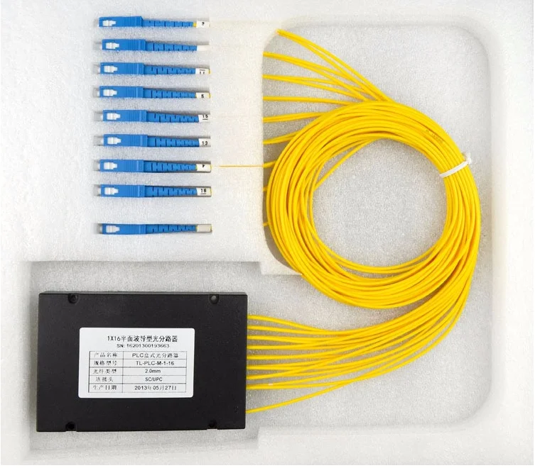 Ftth Splitter Box 1x2 1x4 1x8 1x16 Passive Fiber Optical Plc Splitter ...