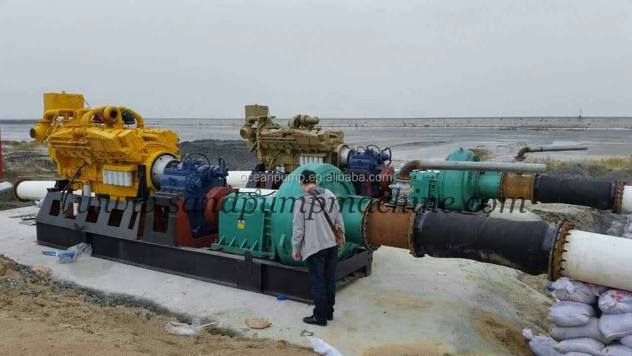 High Efficiency Sand Dredge Booster Pump - 1500m Discharge