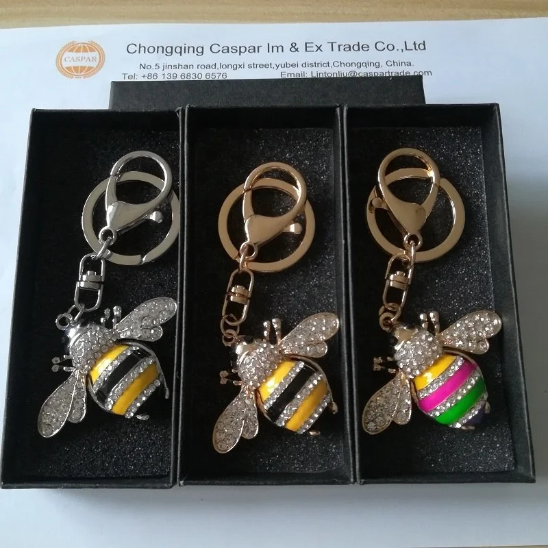 Hot Sale Bee Keychain And Bee Key Ring And Bee Key Chain - Buy Bee Key ...