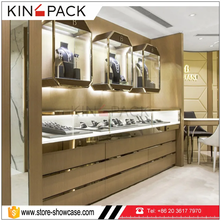 Luxury Jewelry Display Showcase With Lock Design For Jewelry - Buy ...
