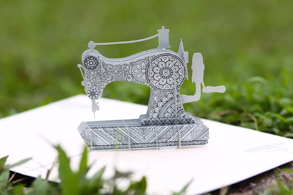 Sewing Machine Pop up Card - Perfect for Mother's Day
