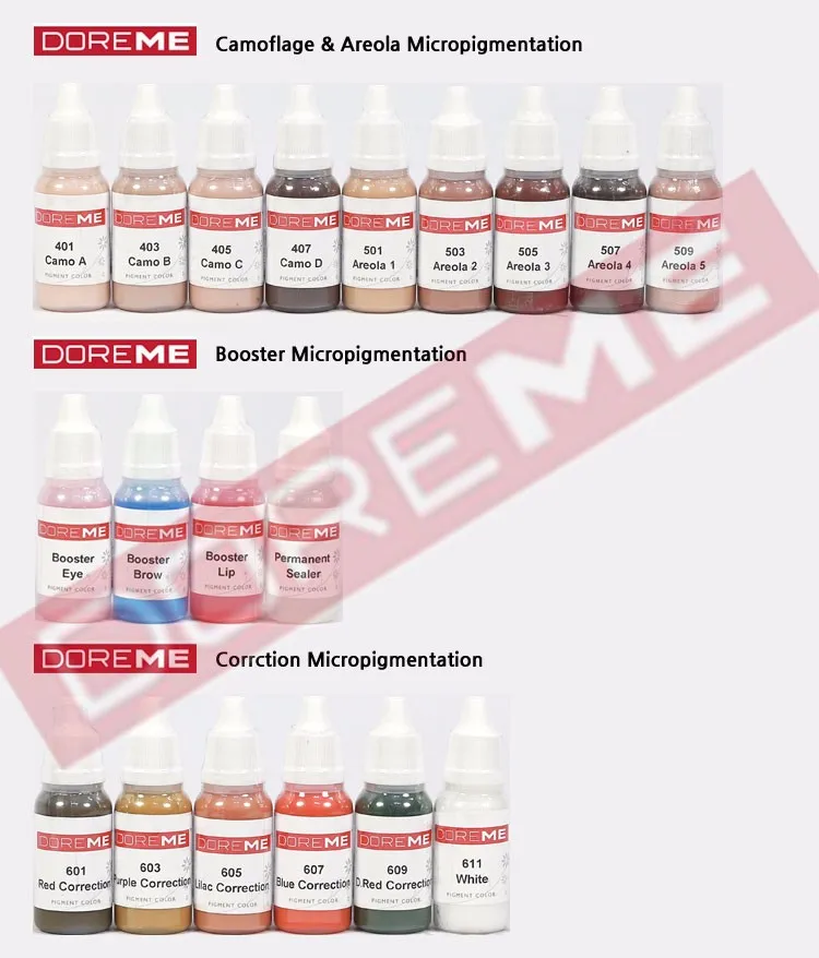 Tattoo Ink Oem Micro Semi Permanent Makeup Pigment Of Lips Tattoo Ink ...