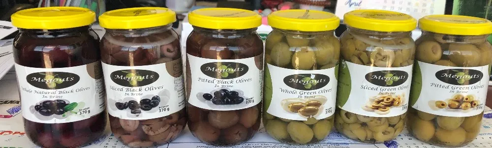 Megouts Natural Green Olives in Glass Jar| Alibaba.com