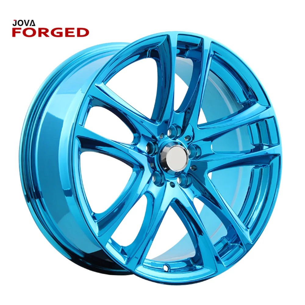 Roues En Alliage de voiture 16 Pouce Avec 5x160 Pcd Chrome Bleu De ...