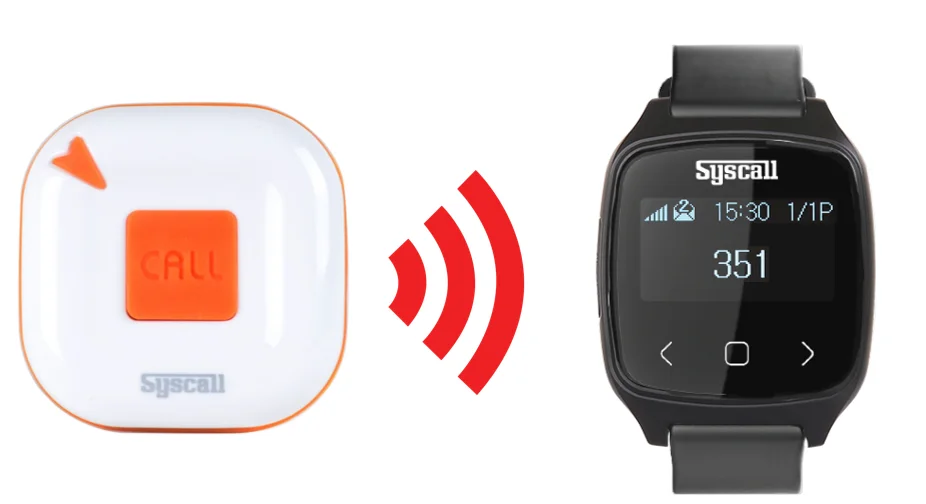 Syscall Waiter Call Button Systems - Wireless Service Bells