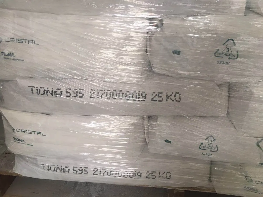 Rutile Grade Tio2 Titanium Dioxide Pigment Cristal Tiona 595