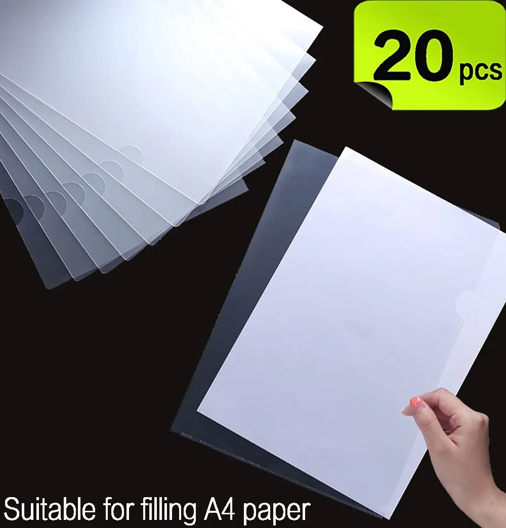 Buy 20 Pack Clear L Type Plastic Document Folder For Copy Safe Plastic Paper Jacket Sleeves In buy-20-pack-clear-l-type-plastic-document-folder-for-copy-safe-plastic-paper-jacket-sleeves-in