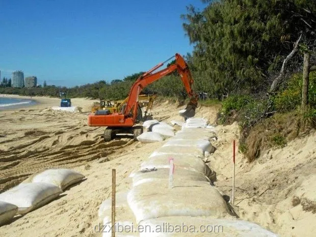 Ocean Nonwoven Geo Bags/geotextiles Sand Container For Beach Protection ...