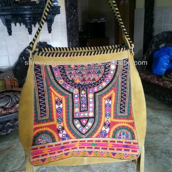 Vintage Tribal Banjara Bag Purse Handbag Handmade With Leather - Buy ...