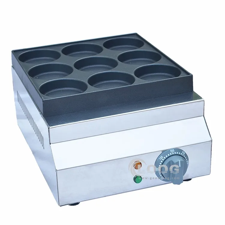 Ce Approved Hamburger Grill Machine 9 Holes Commercial Telur Burger ...