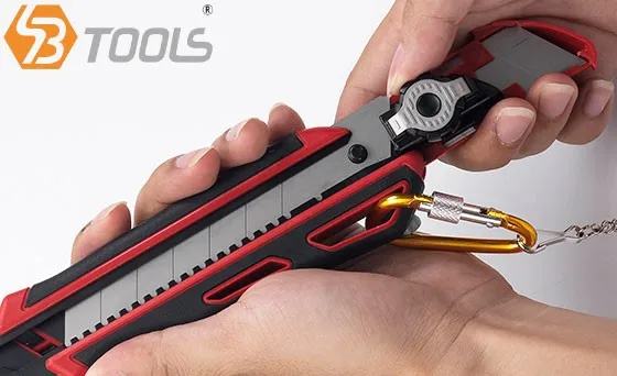 Heavy Duty Auto-Lock Safe Snap off Utility Knife - Made in Taiwan