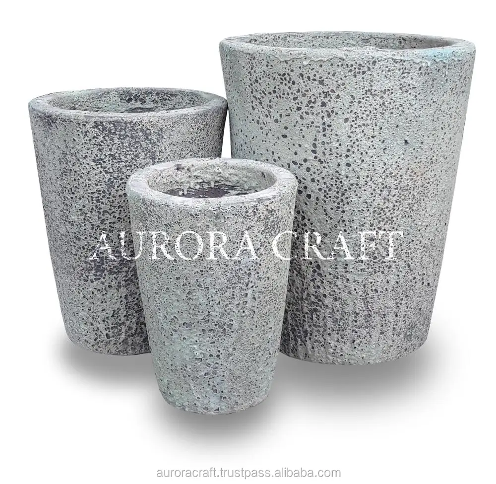 Atlantic Sand Glazed Ceramic Flower Pots For Open Space - Buy Atlantic ...