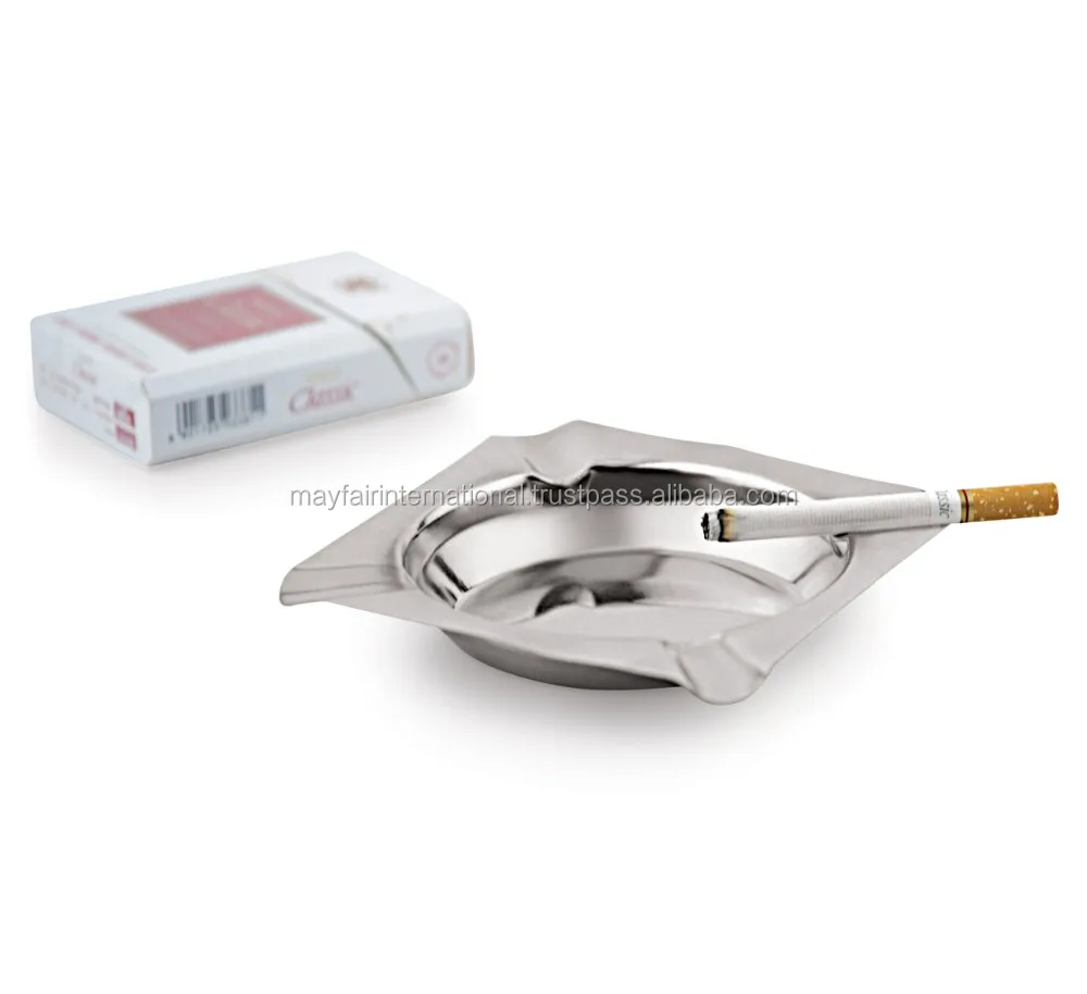 Stainless Steel Square Light Ashtray - Buy High Quality Stainless Steel ...