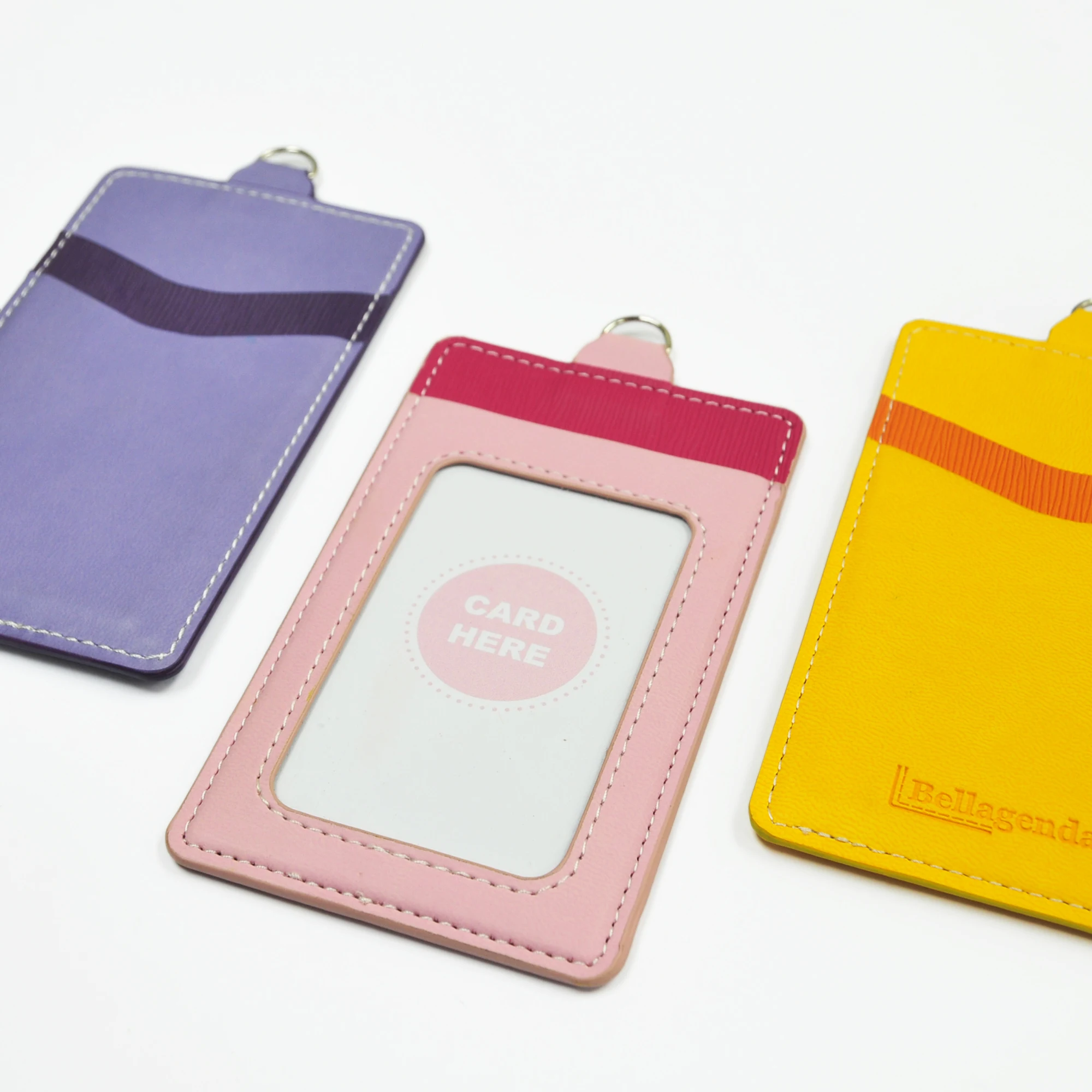 Neck Pass ID Card Badge Holder with Hanging Rope String