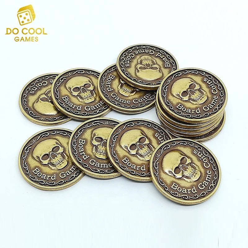 Shop Our Factory Game Components - Customizable Metal Tokens