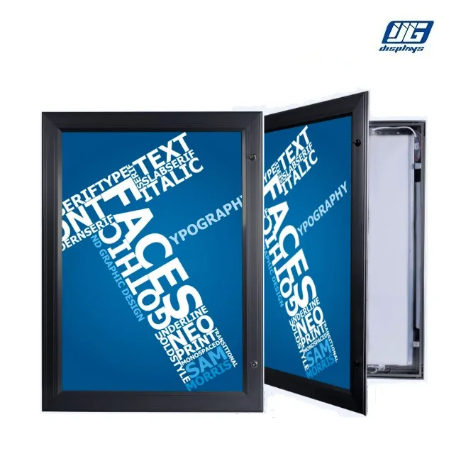 Aluminum Frame Lockable Light Box A0 High Brightness Advertising Poster ...