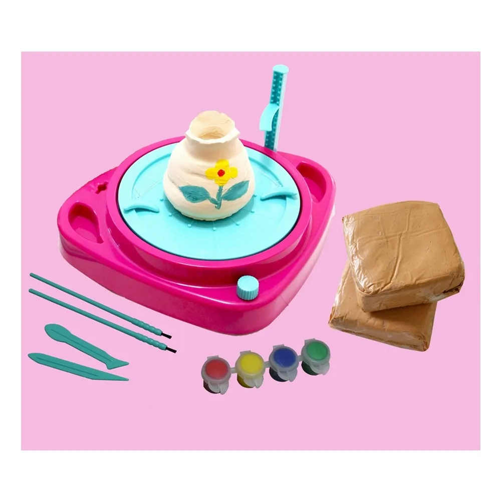 Quality Diy Ceramic Automatic Pottery Wheel Clay Maker Toys Playsets ...