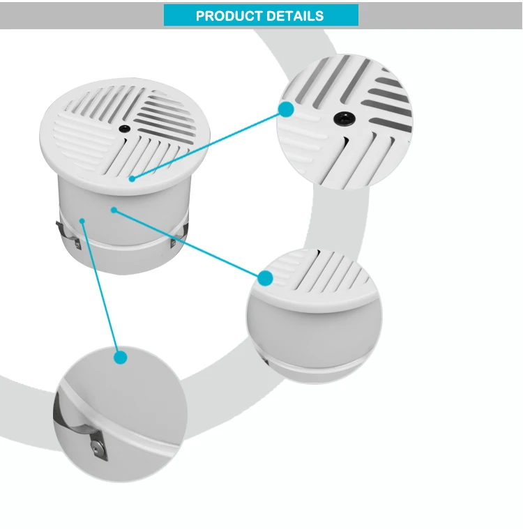 Hvac Round Aluminum Floor Swirl Diffuser with Radial Damper