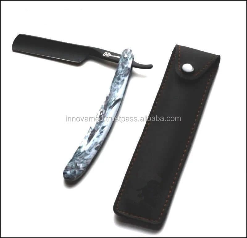 Barber Razor Salon Straight Cut Throat Wet Classic Shaving Yellow - Buy ...