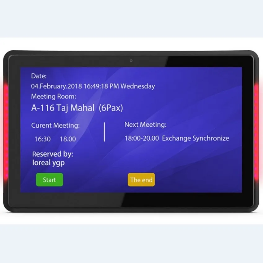 15.6 Inch Android Nfc Tablet With Touch Screen Led Light Hotel Meeting ...