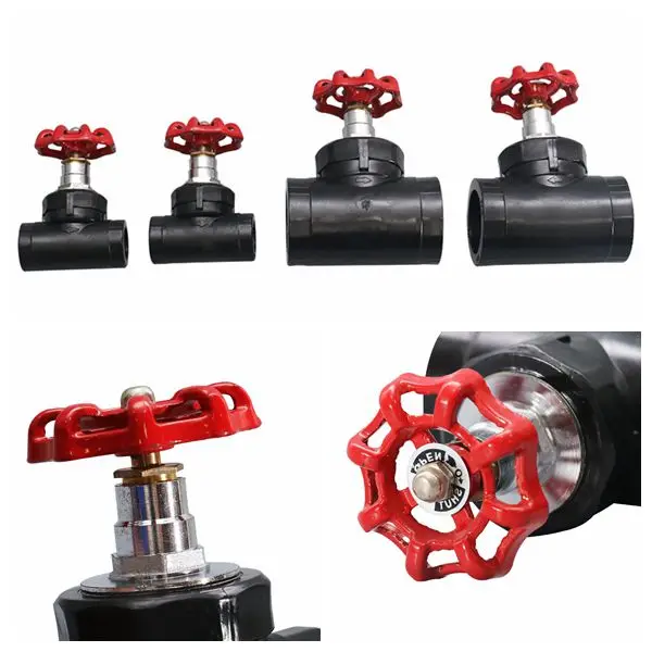 Dn20-dn75 Brass Socket Fitting Hdpe Pipe Fittings Stop Valve - Buy Hdpe ...