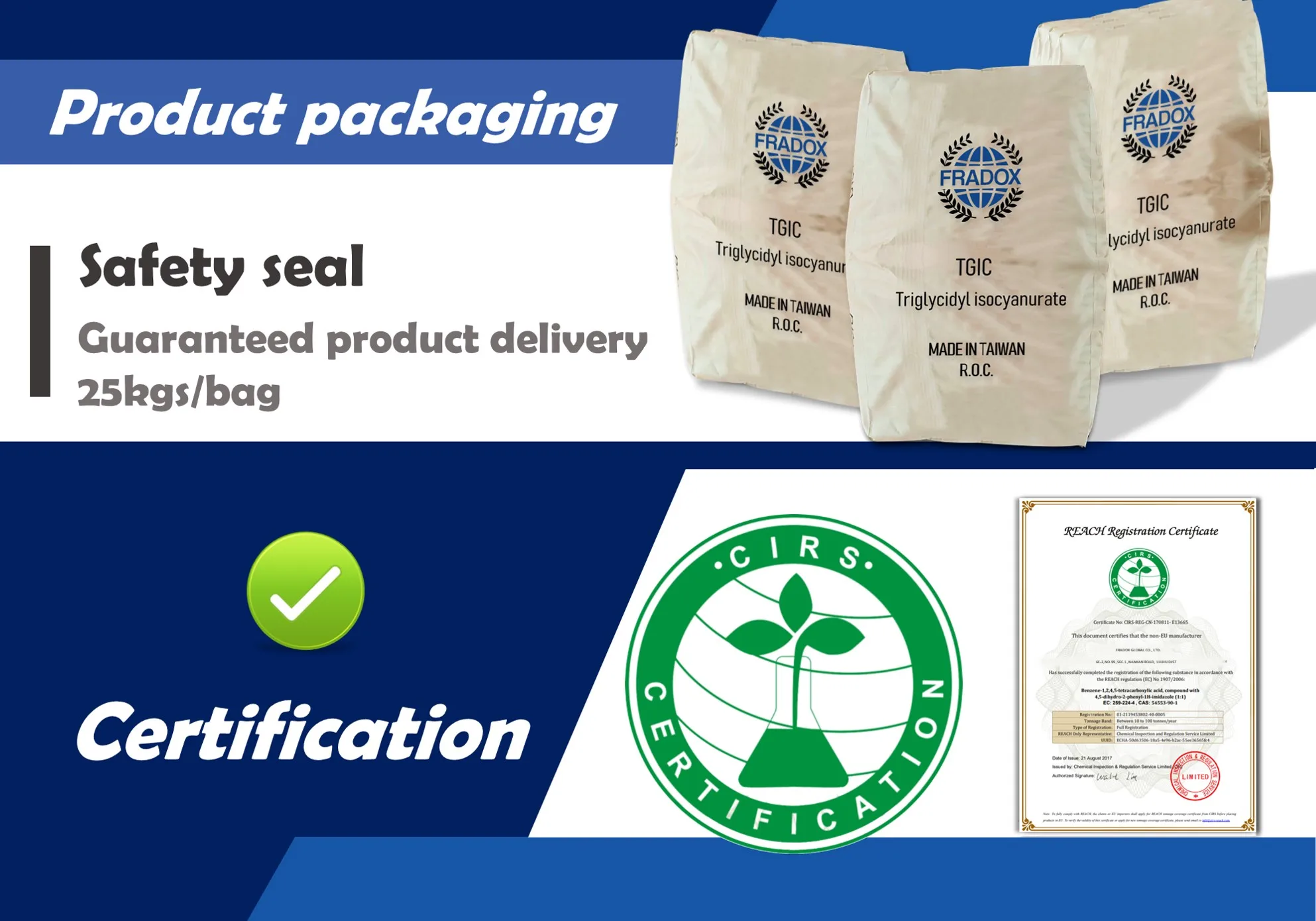 Tgic Triglycidyl Isocyanurate Powder Coating Cas No. 2451-62-9 - Buy ...