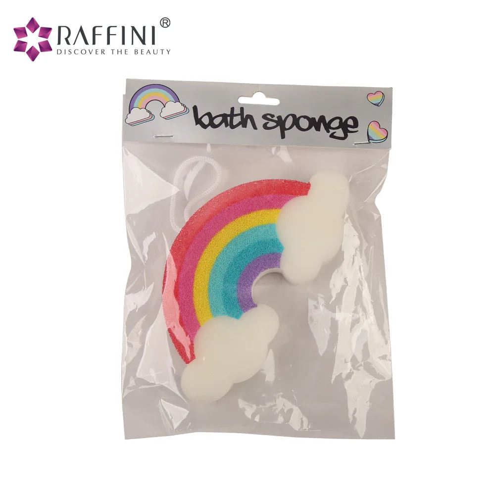 Rainbow Shape Shaped Soft Custom Bath Sponge - Buy Custom Bath Sponge ...