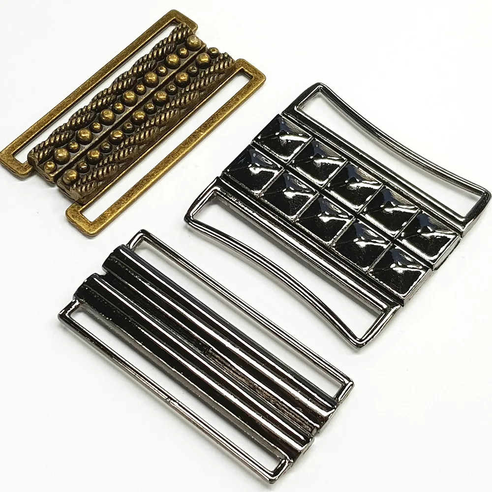 OEM Decorative Metal Pair Adjustable Buckle for Coats Female Belt ...