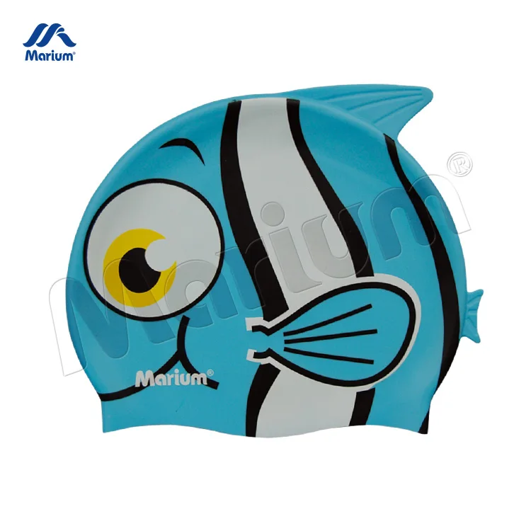 Custom Kids Sports Swimming Cap - Nemo Swim Cap for Long Hair