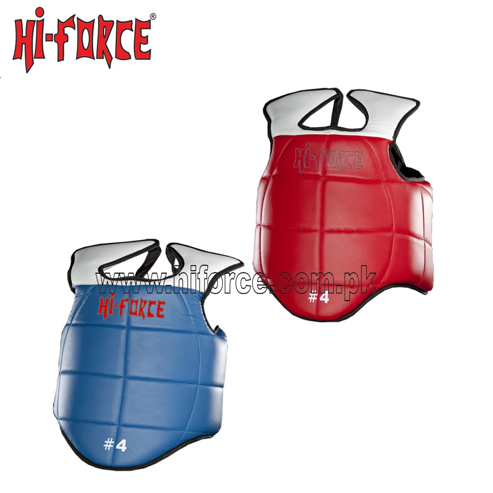 Taekwondo Body Protectors Reversible Chest Vest Martial Arts Kickboxing ...