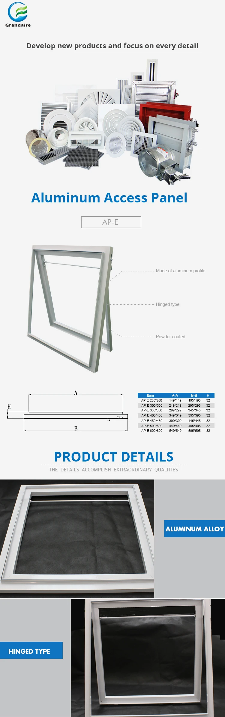 HVAC System Air Conditioning Aluminium Access Panel| Alibaba.com