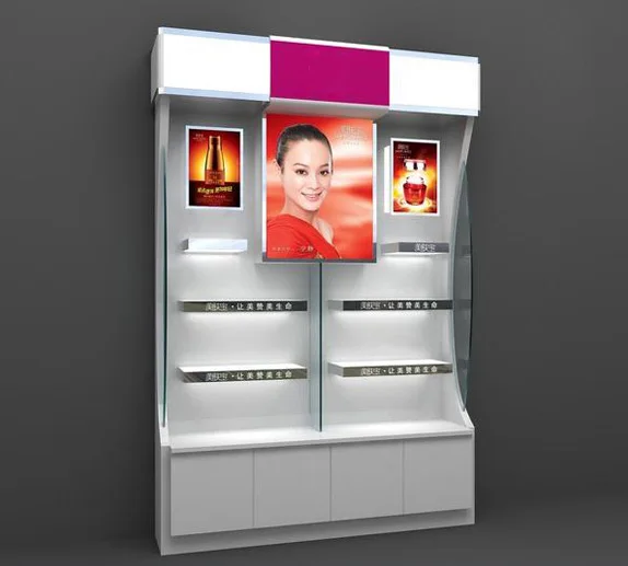 Custom High End Acrylic Wood Retail Cosmetic Display Rack/cosmetic Shop ...