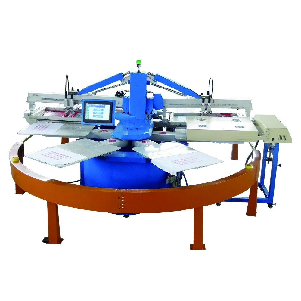 2 Colors Automatic Oval Screen Printing Machine - HJD-A1