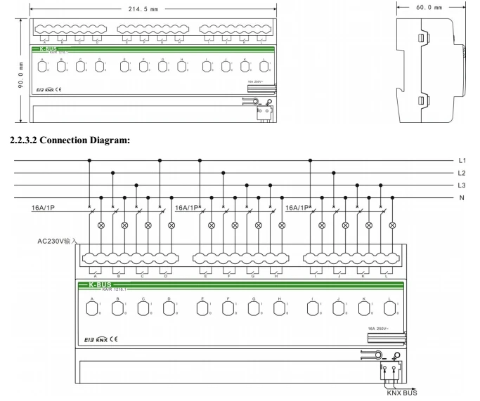 2017 Factory Directly Eib/knx Gvs K-bus Smart Home Building Control ...