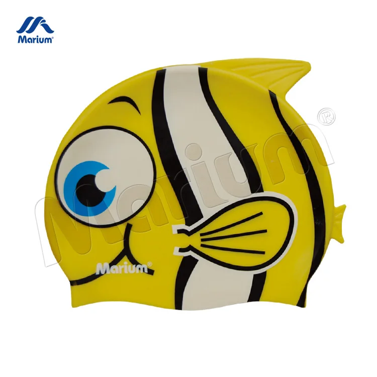 Custom Kids Sports Swimming Cap Children Fish Nemo Swim Caps Long Hair ...