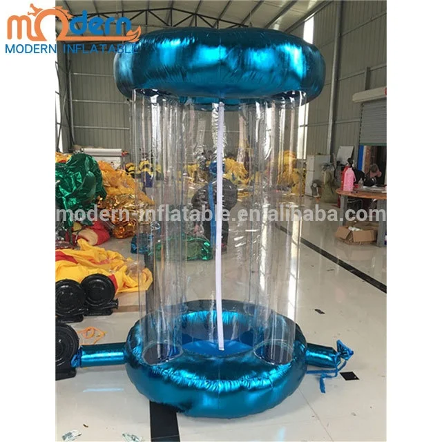 Inflatable Cube Cash Money Catching Grab Machine Booth for Sale