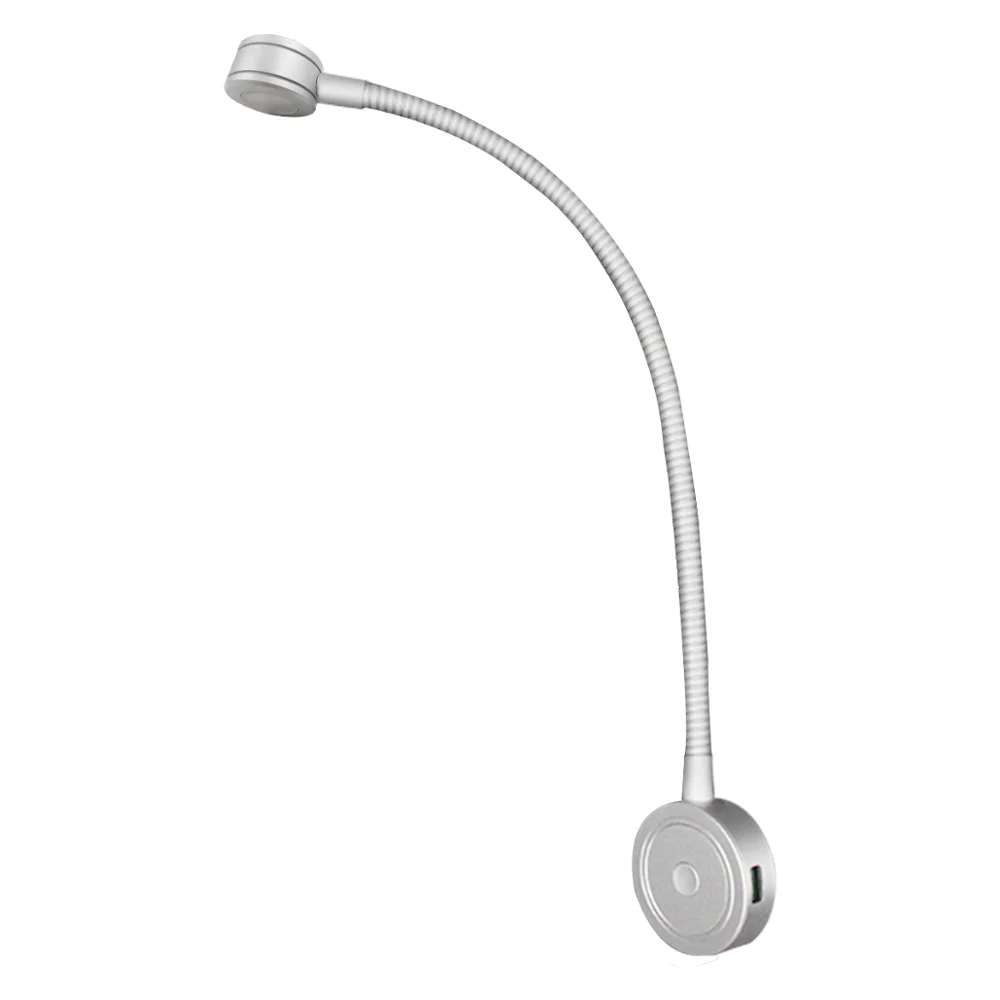 Led Gooseneck Reading Light 12v Usb Fast Charger Touch Dimmer Sensor ...