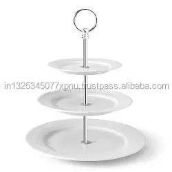 3 Tiered Serving Stand - Foldable Rectangular Display