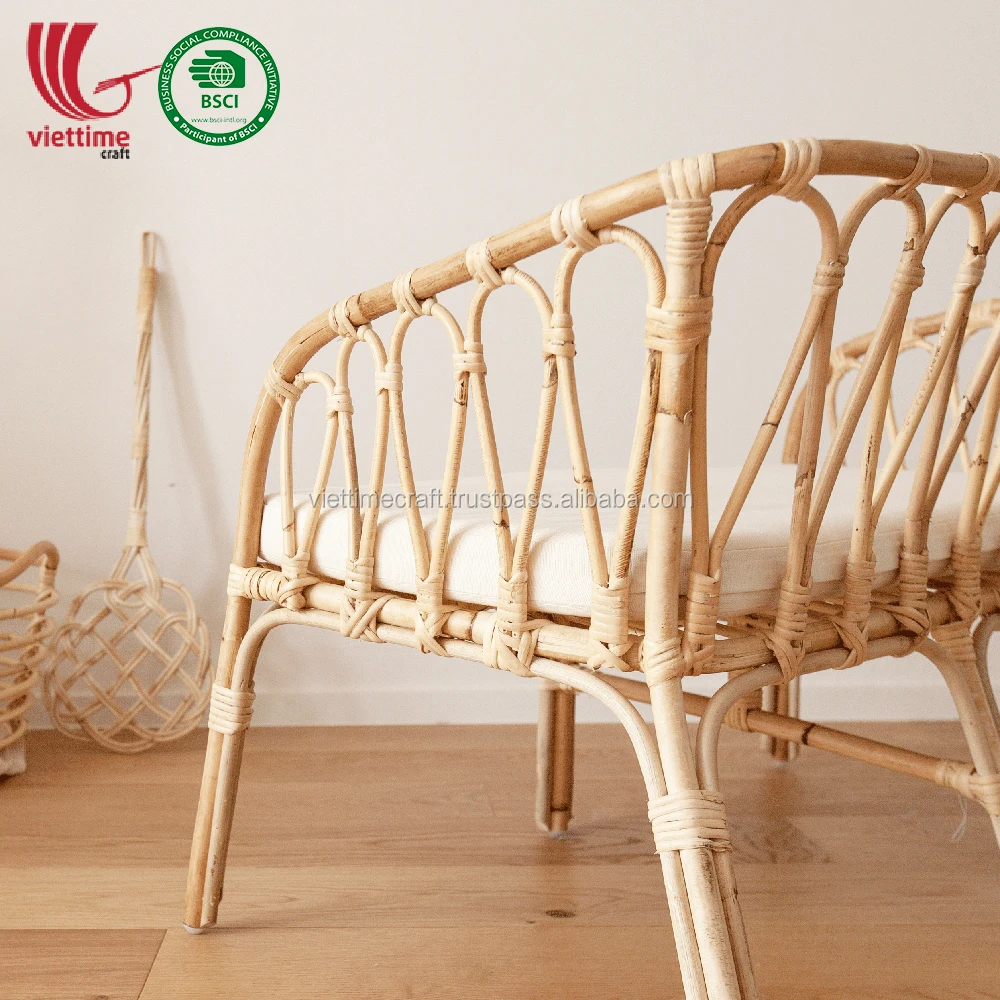 Classic Styled Rattan Long Bench Chair Wholesale Made In Vietnam - Buy ...